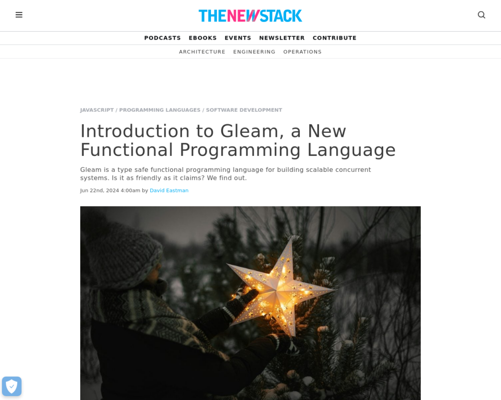 新しい関数型プログラミング言語 Gleam の紹介 – The New Stack - プロンプトハブ