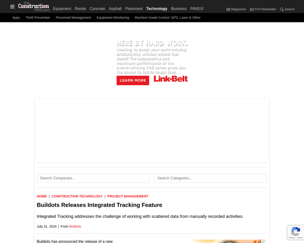 Buildots が統合追跡機能をリリース 出典: Buildots | 建設プロ向け - プロンプトハブ
