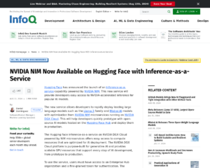 NVIDIA NIM が Hugging Face で Inference-as-a-Service として利用可能に – InfoQ - プロンプトハブ